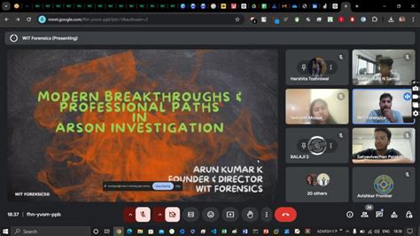 Aavishkar Frontier On Linkedin Forensicscience Arsoninvestigation