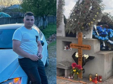 Ți se rupe sufletul Mesajul dureros de pe crucea lui Mădălin tânărul