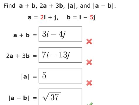 solved find a b 2a 3b a ﻿and