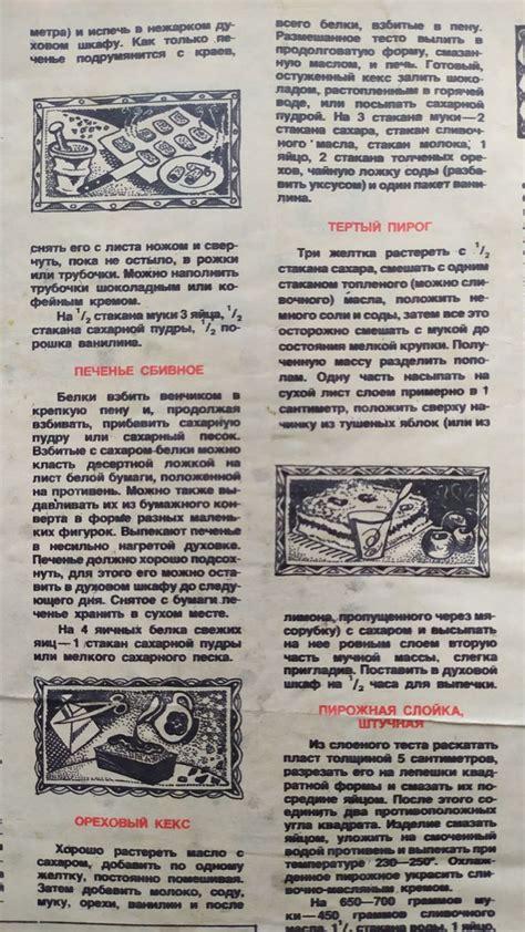 Выпечка Винтажные рецепты Рецепты Старые рецепты