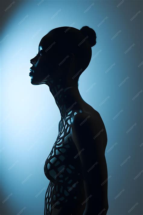 Premium Ai Image Human Meets Ai Merging Identities