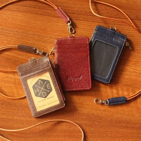Jual HADE ID CARD LANYARD KULIT Shopee Indonesia