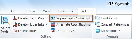 How To Format Text As Superscripts In Excel