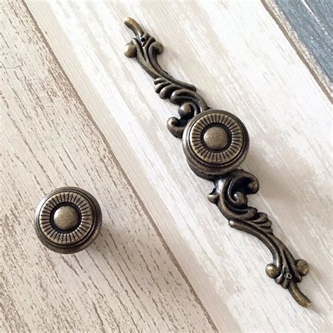 Rustic Cabinet Knobs And Pulls 25 X Copper Kitchen Handle 96mm Antique