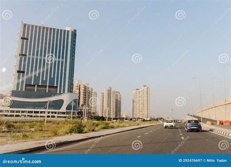 Dwarka Expressway At Gurgaon Haryana India Editorial Photography