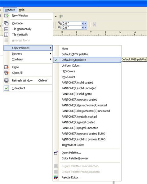 Viewing Workspace In RGB How Corel Draw X CorelDRAW X CorelDRAW Graphics Suite X