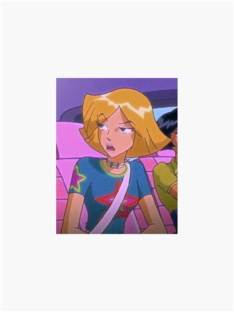Clover Totally Spies Sticker For Sale By Sanskrttt Redbubble
