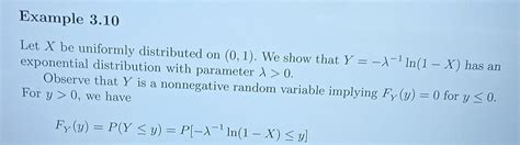 Solved Let X Be Uniformly Distributed On 01 We Show That