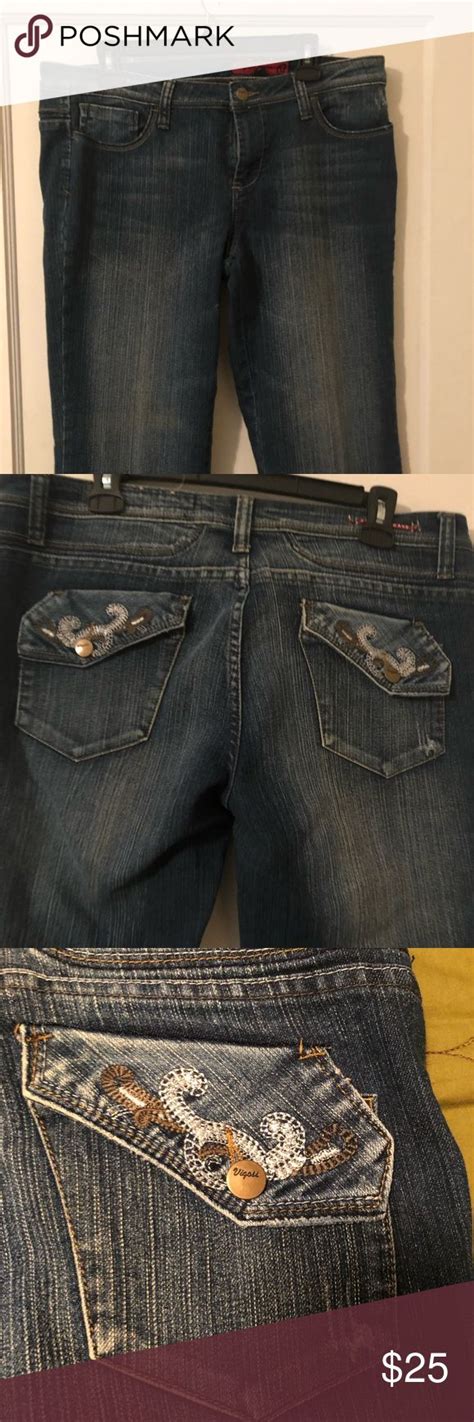 Thick Stitch Boot Cut Jeans By Vigoss