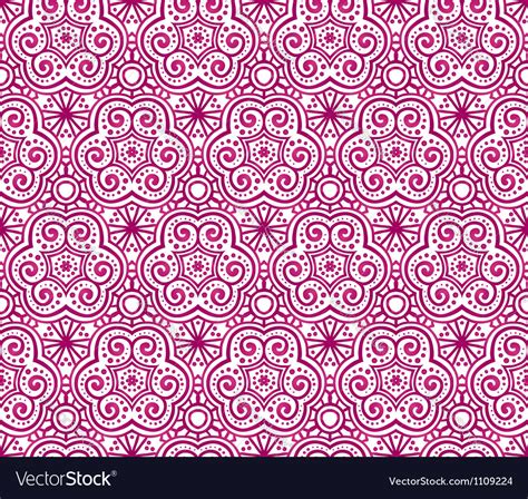 Red Abstract Curls Seamless Pattern Royalty Free Vector
