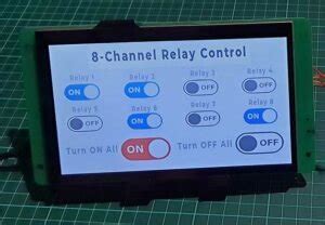 Relay Control With Arduino DWIN Display IoT Projects Ideas