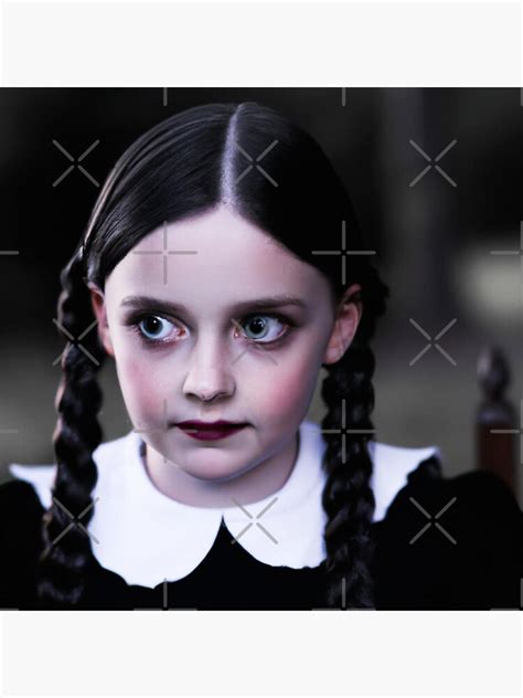 Wednesday Addams Ai Generated Digital Art Sticker For Sale By