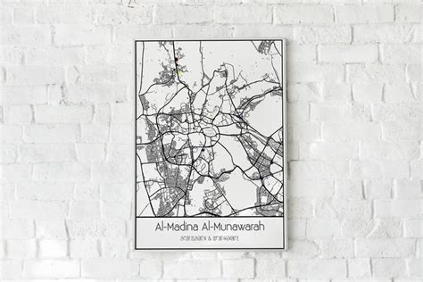 Medina Map Hajj Mubarak Umrah Mubarak Masjid Al Nabwi