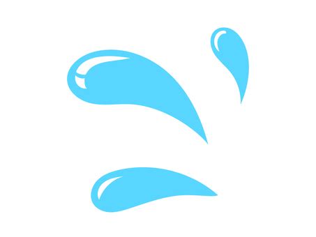 免费矢量 簡單的水滴圖標