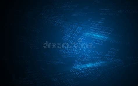 digital cyberspace tech sci fi binary movement design backdrop stock