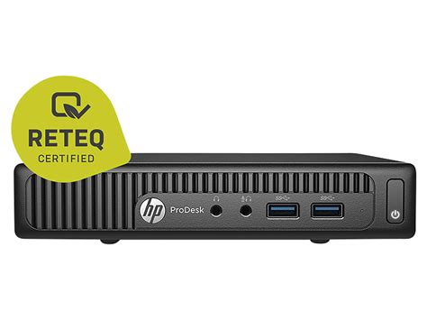 HP PC Prodesk 400 G2 DM Micro I3 8GB 256GB Win10H Refurbished