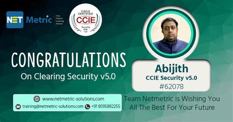 Netmet Solutions On Linkedin Cciesecurity Certification Ccie