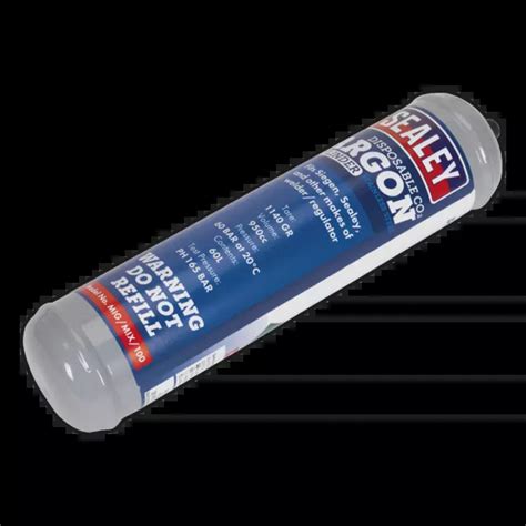 GAZ CYLINDRE JETABLE Carbone Dioxyde Argon 60L Sealey Mig Mix