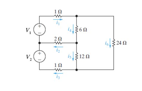 Solved Use The Mesh Current Method To Find The Branch