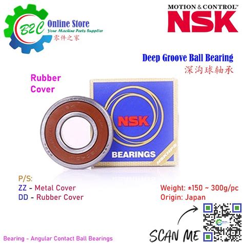 NSK 6006 6007 6008 6009 ZZ DD Deep Groove High Precision Quality And