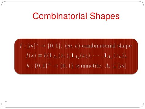 Ppt Pseudorandom Generators For Combinatorial Shapes Powerpoint Presentation Id 2535101