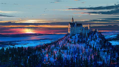 3840x2160 Castle In Sky 4k Hd 4k Wallpapers Images Backgrounds Photos