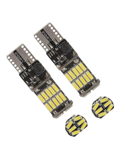 EVOLUM T10 26SMD W PAR DE FOCOS T10 26 LEDS BLANCO Autoboutique GM Audio City Car Audio LED