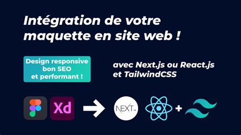 Je Vais Intégrer Votre Maquette En Site Web Reactjs Avec Tailwindcss