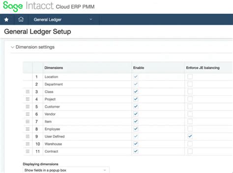 General Ledger Accounting Software Sage Intacct