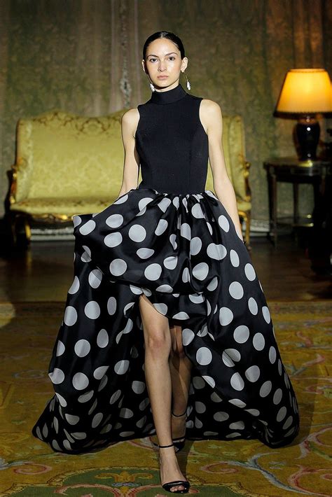 Fitted Bodice Polka Dot Skirt High Low Gown US Black Nice Dresses Beautiful Dresses