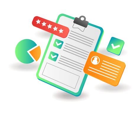 The Best Review Data Checklist 12444653 Vector Art At Vecteezy