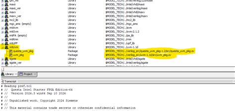 Questasim Uvm Macros Intel Community