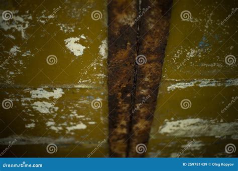 Rusty Ceiling Steel Rust Beam Stock Image Image Of Crane Industrial