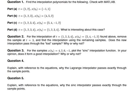 Please Answer It And I Need Matlab Code In Text