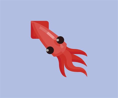 Premium Vector Squid Vector Art Icon Design