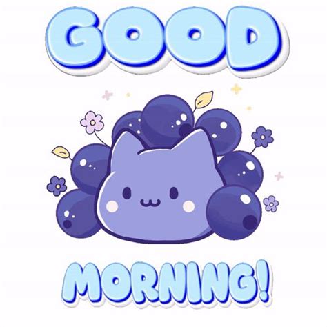 Good Morning Kawaii Sticker Good Morning Kawaii Blue Discover