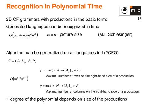 Ppt Two Dimensional Context Free Grammars Mathematical Formulae