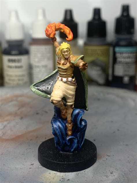 D Printable Human Female Sorceress Mm Scale Miniature By The Lion S Tower Adventurers Guild