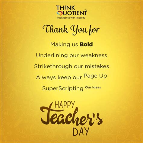 Thinkquotient Software Private Limited On Linkedin Teachersday