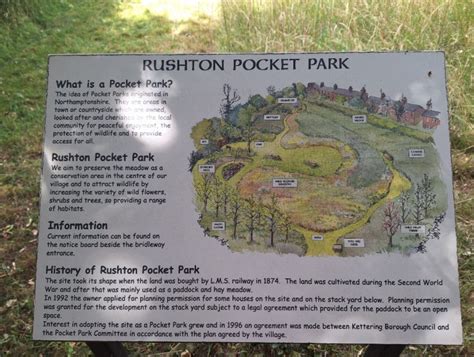 Rushton Pocket Park Rushton Parish Council