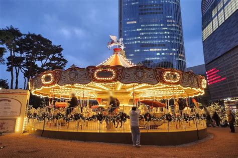 잠실 롯데월드몰 크리스마스 트리 회전목마 포토존 네이버 블로그