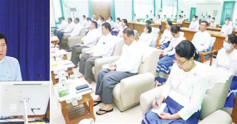 အလုပ်သမားဝန်ကြီးဌာန လူမှုဖူလုံရေးအဖွဲ့၏ စာရေးဝန်ထမ်းများ လုပ်ငန်းခွင်ဝင