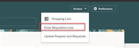 Rssp Is It Possible To Hide Enter Requisition Line Option In Rssp — Cloud Customer Connect