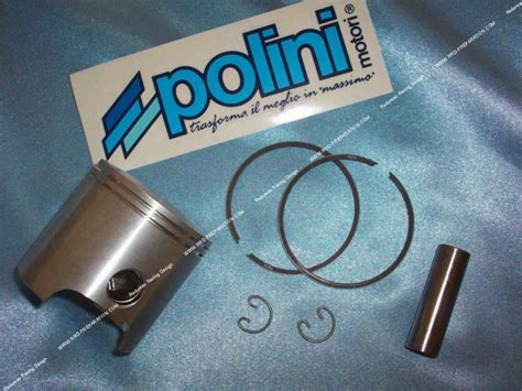 Bi piston segment POLINI Ø50 or 50 4 mm for kit 80cc cast iron on DERBI