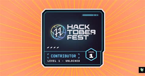 Sudhin S On Linkedin I Got The Hacktoberfest 2022 Level 1 Badge From