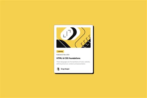 Frontend Mentor Blog Preview Card Using Tailwindcss Coding Challenge Solution