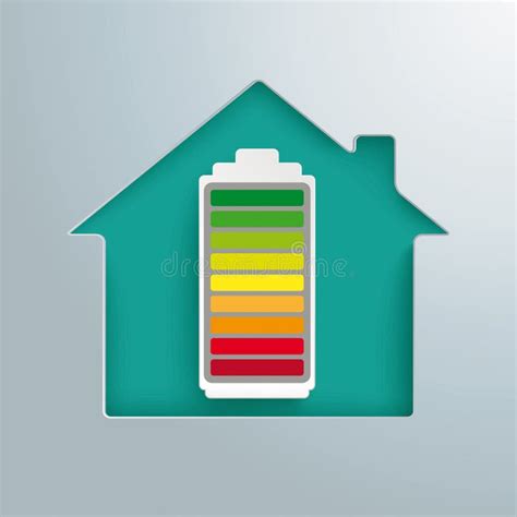 House Battery Storage Stock Vector Illustration Of Battery 365825469