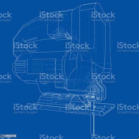 Outline Jig Saw Vector Stock Illustration Download Image Now Blade