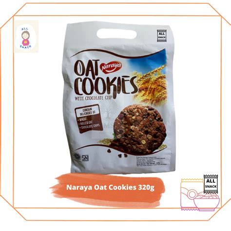 Jual Naraya Oat Cookies With Choco Chip Biskuit Gandum Shopee Indonesia