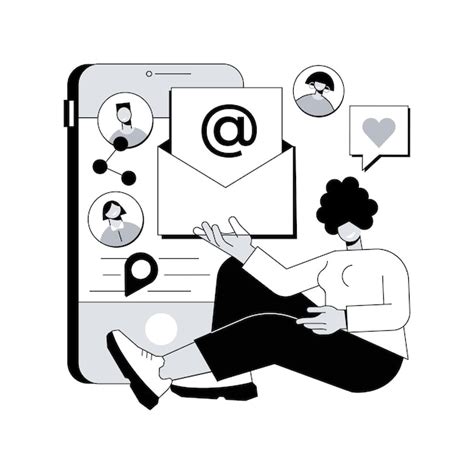 Premium Vector Email Marketing Abstract Concept Vector Illustration